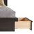 SERRA UPHOLSTERED BED WITH DRAWERS | WEST BROTHERS FURNITURE | Once a ...
